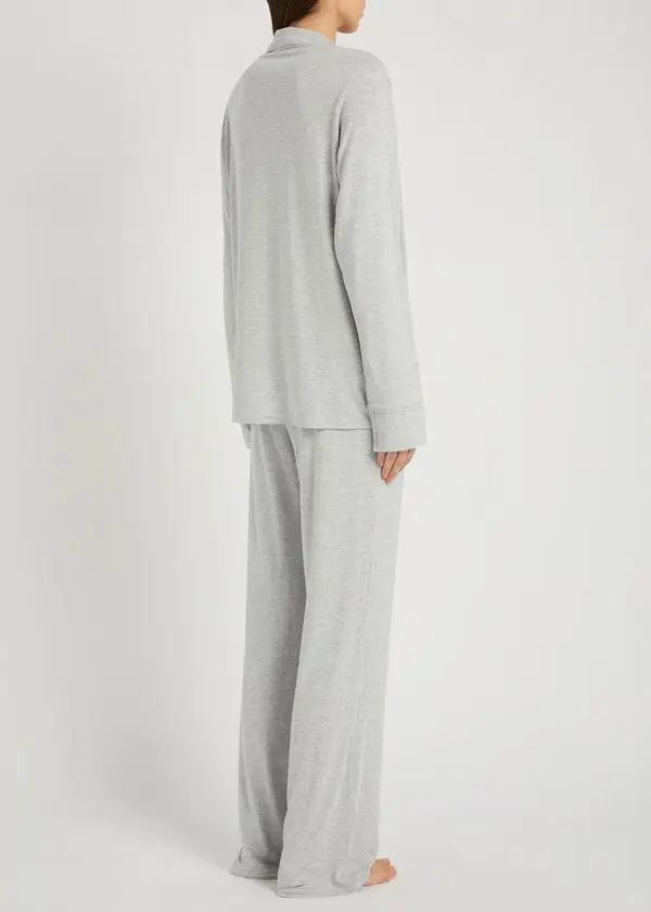 SKIMS Jersey Pyjama Set - Grey