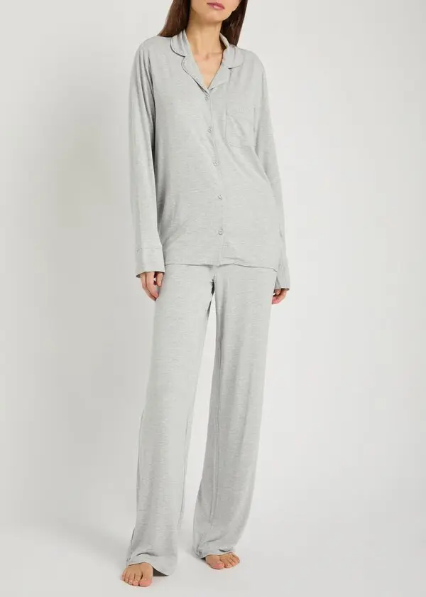 SKIMS Jersey Pyjama Set - Grey