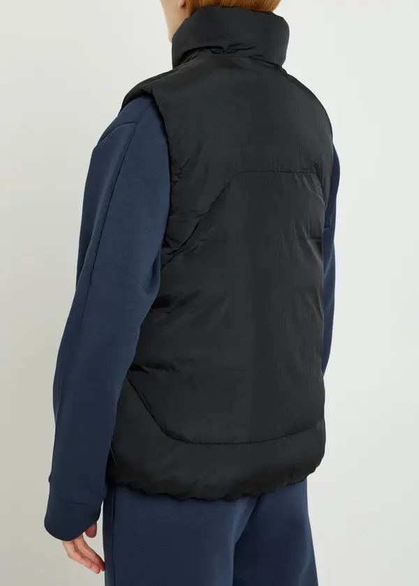 On Padded Nylon Gilet - Black