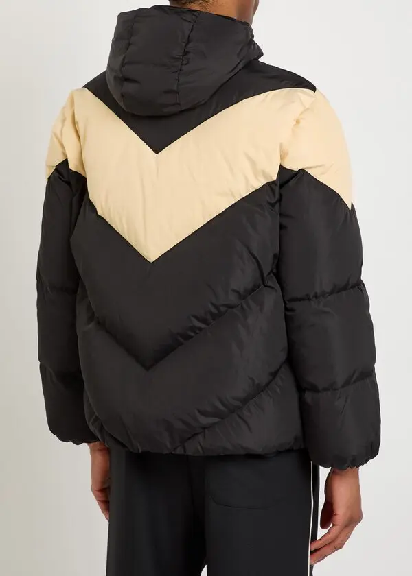 Valentino Garavani Padded Colour-blocked Shell Jacket