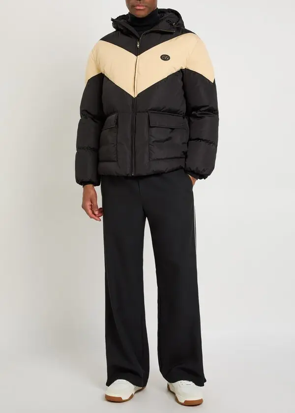 Valentino Garavani Padded Colour-blocked Shell Jacket