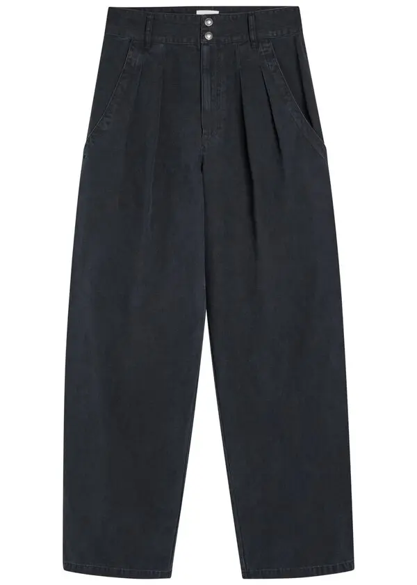 Isabel Marant Étoile Nadine Wide-leg Trousers - Black