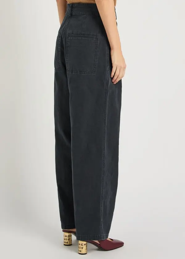 Isabel Marant Étoile Nadine Wide-leg Trousers - Black