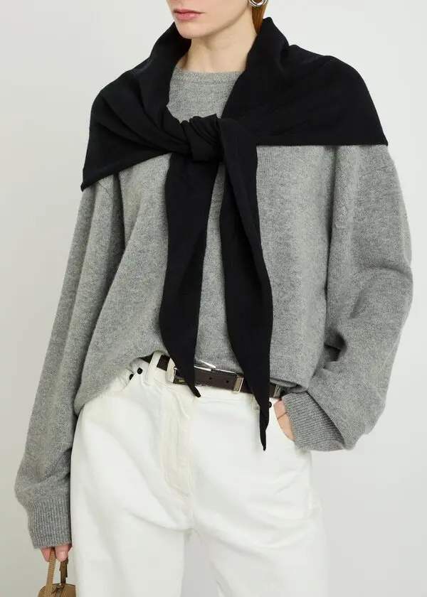 Extreme Cashmere N°150 Witch Cashmere-blend Triangle Scarf