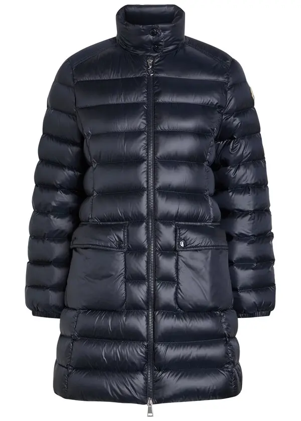 Moncler Genet Padded Shell Coat - Navy