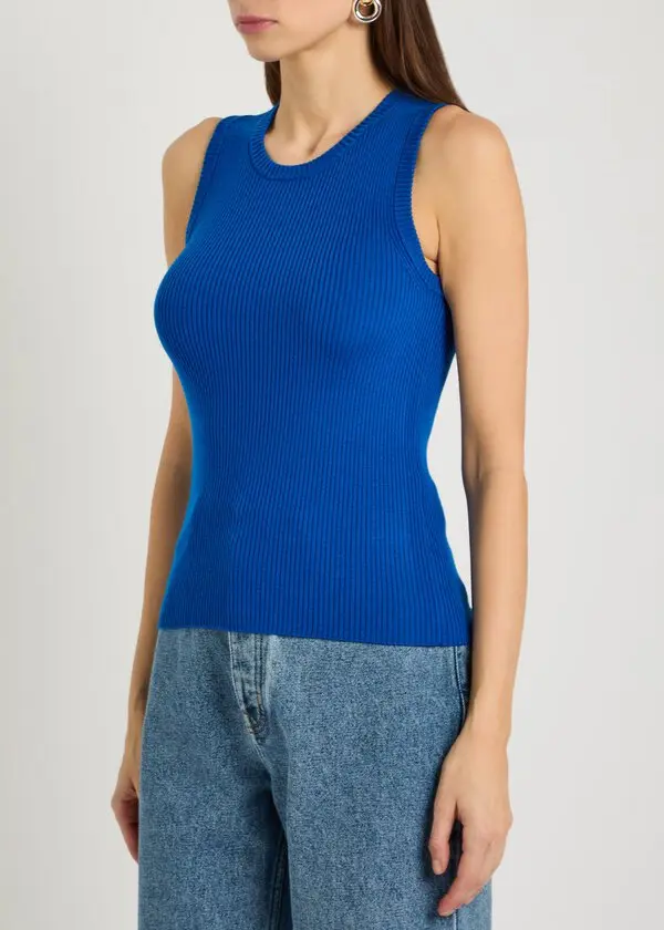 Chloé Ribbed Wool Tank Top
