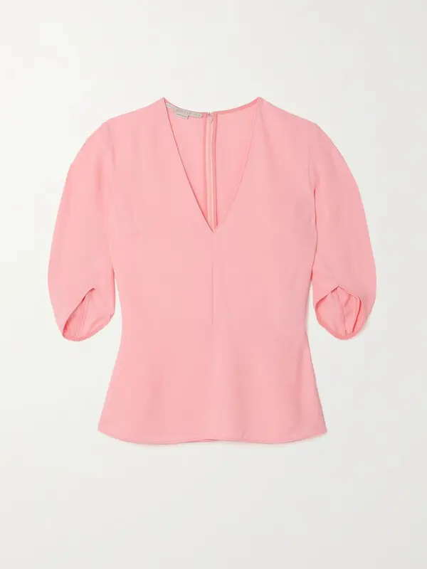 Stella McCartney Net Sustain Melody Crepe Top
