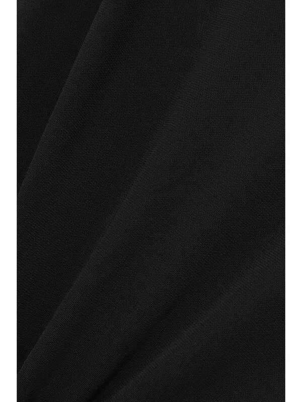 Versace Cutout Hooded Stretch-jersey Maxi Dress