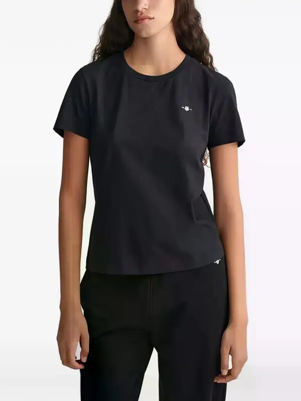 Gant Short-sleeved T-shirt - Black