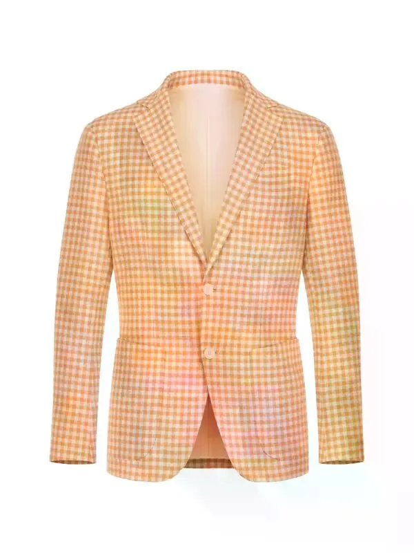 SARTORIO NAPOLI Gingham-check Sport Jacket