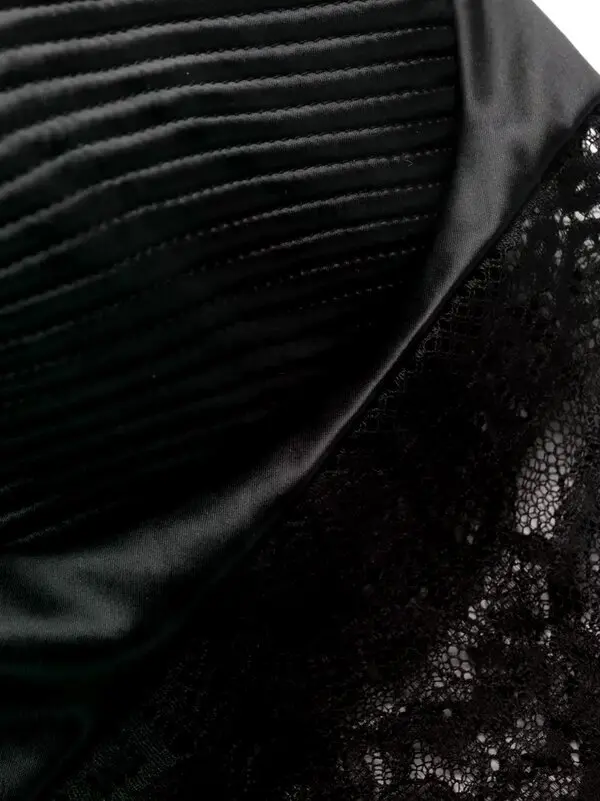 Versace Greca-detail Lace Bralette