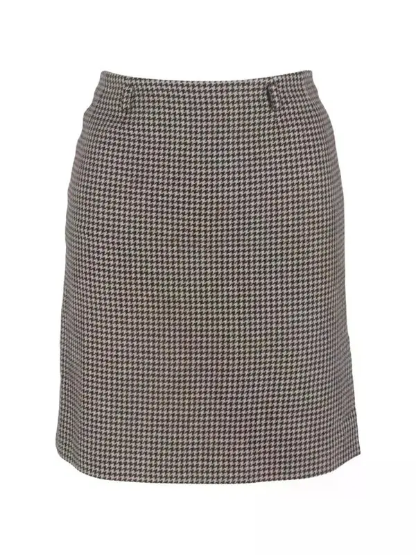 Max Mara Houndstooth Mini Skirt