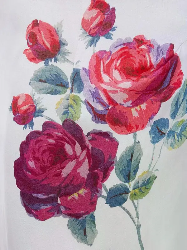 N°21 Floral-print Midi Skirt