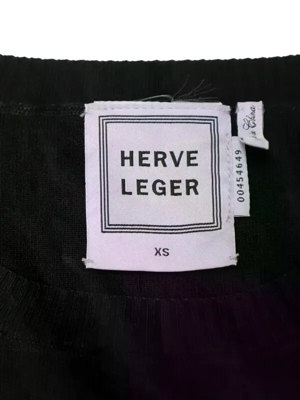 Herve Leger Cutout-details Sweater - Black
