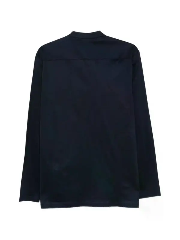TOKYO JAMES Button-up T-shirt - Blue