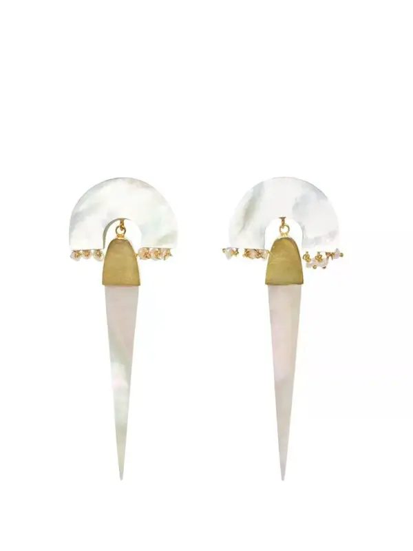 FREYA ROSE Myla Drop-design Earrings - Gold
