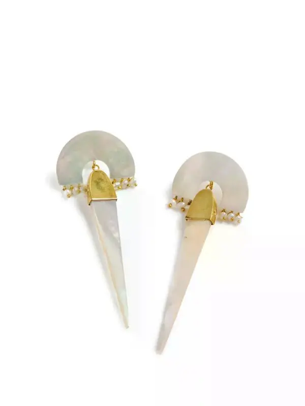 FREYA ROSE Myla Drop-design Earrings - Gold