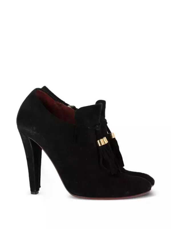 Gucci Mischa Tassel Detail Ankle Boots