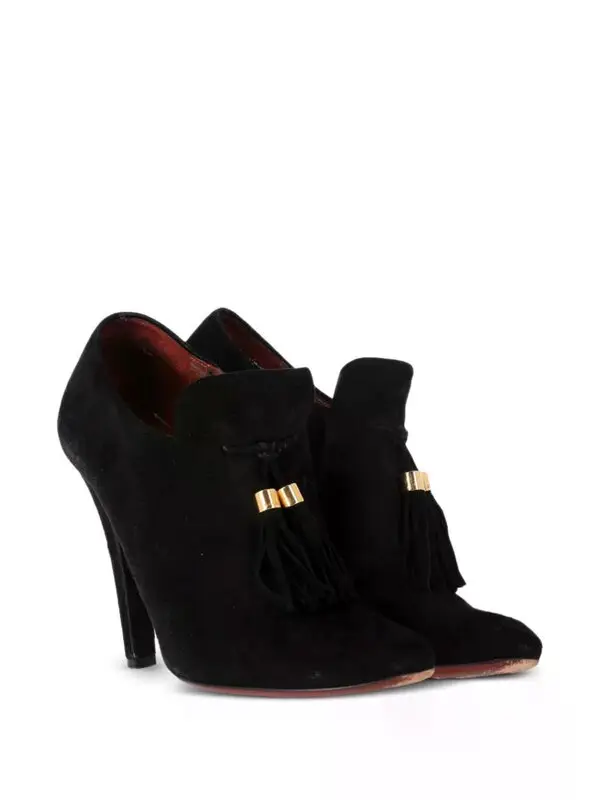 Gucci Mischa Tassel Detail Ankle Boots