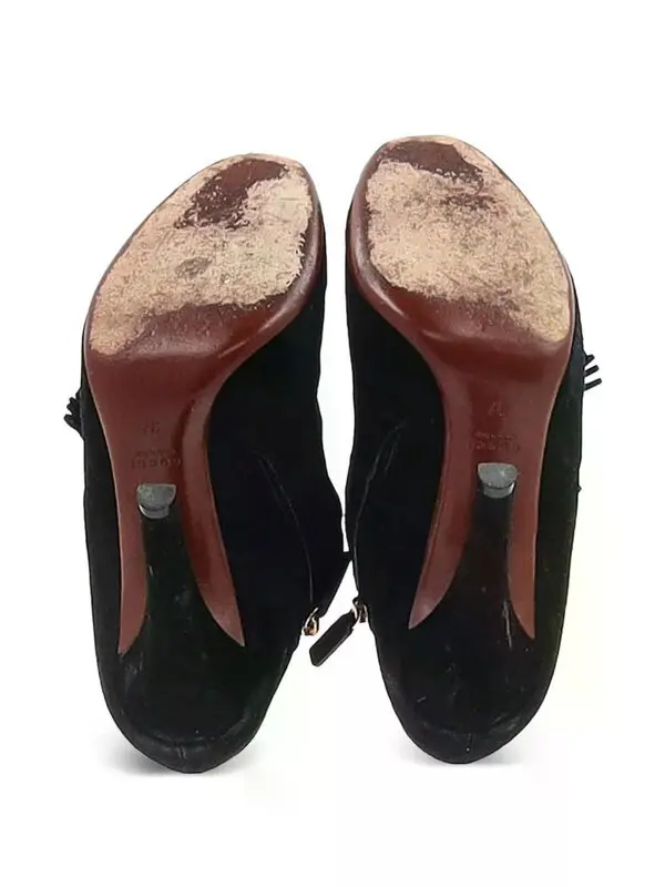 Gucci Mischa Tassel Detail Ankle Boots