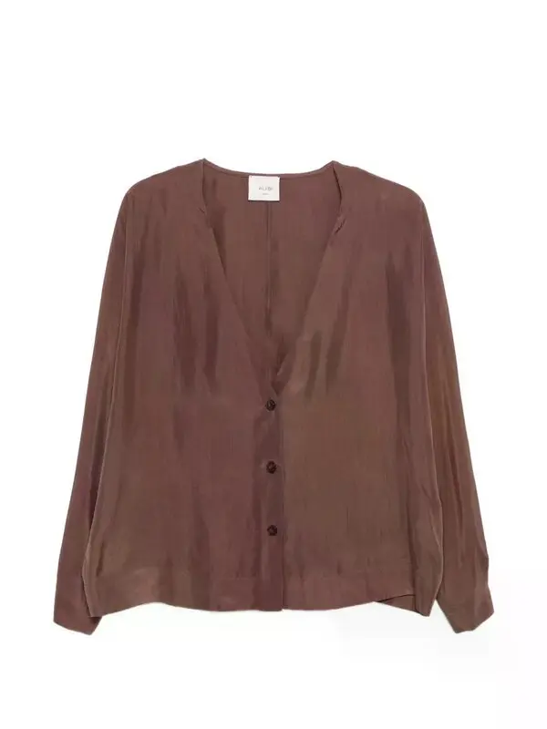 ALYSI V-neck Button Jacket