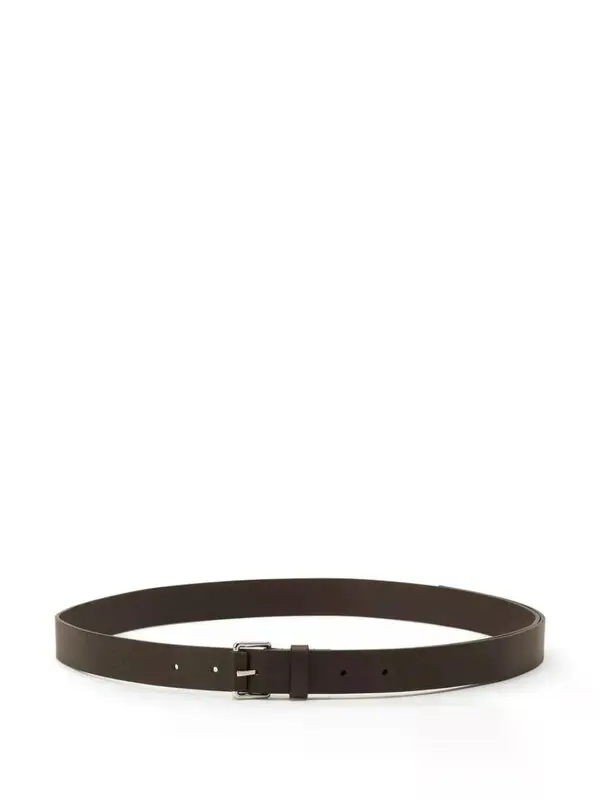 LANVIN Logo-debossed Belt - Brown