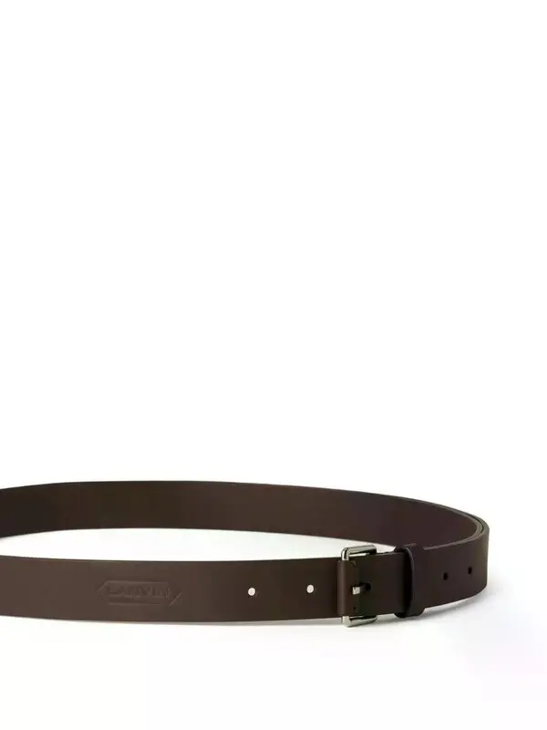 LANVIN Logo-debossed Belt - Brown