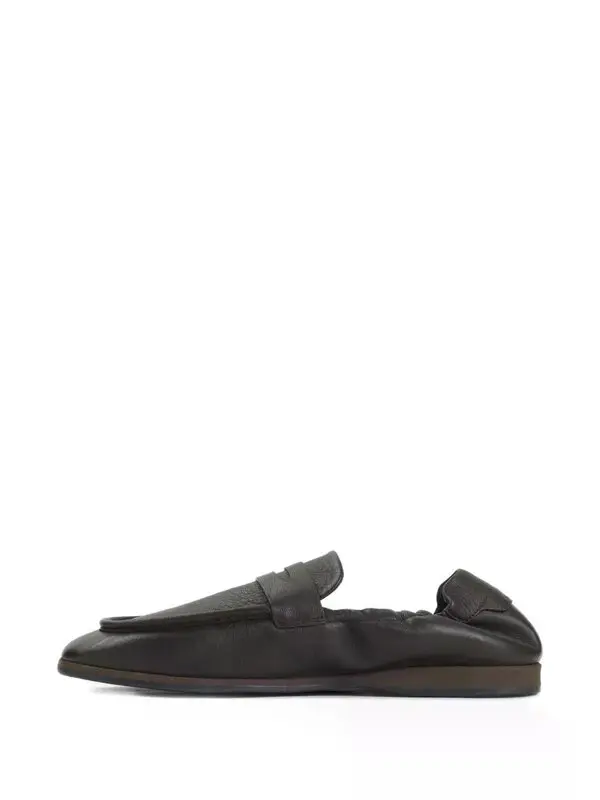 Brioni Minimalist Brown Loafers With Subtle Strap Detail - NWT Brioni Men main image 4