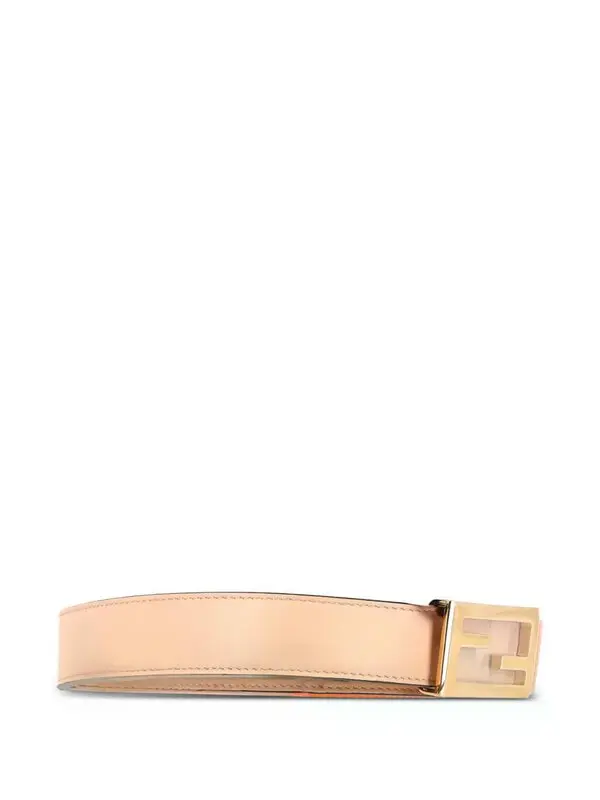 Fendi Ff Buckle Leather Belt