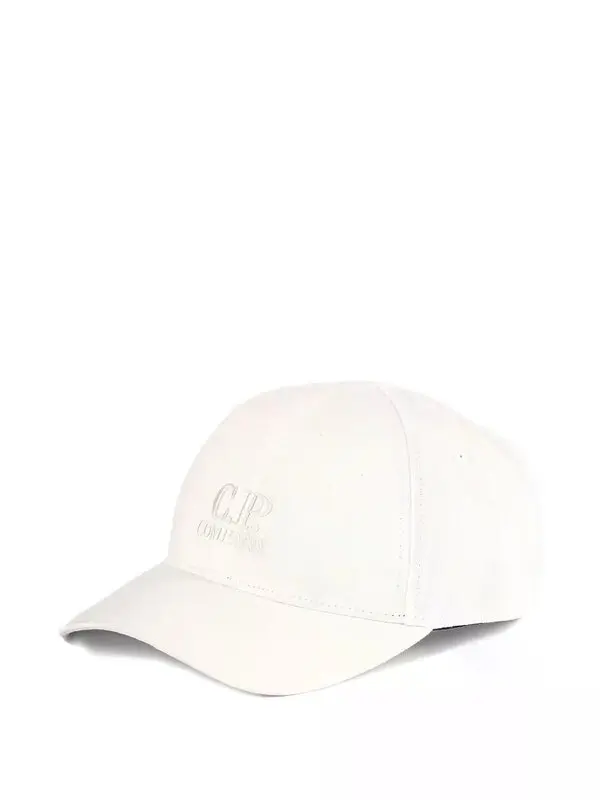 C.P. COMPANY Logo-embroidered Baseball Cap - White