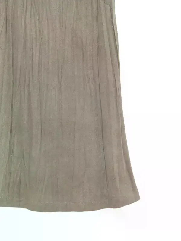 ALYSI Sleeveless Crinkled Mini Dress