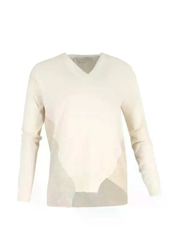 Stella McCartney Asymmetric-hem V-neck Sweater