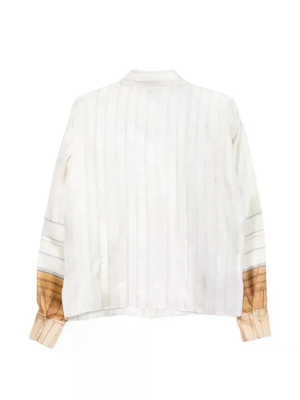 ALYSI Striped Sleeve Shirt