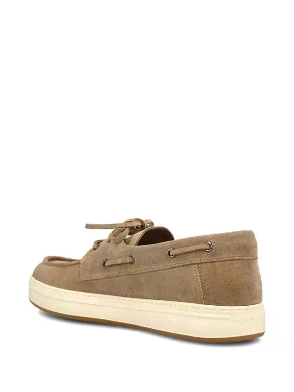 Hogan H-tv Suede Loafers - Neutrals