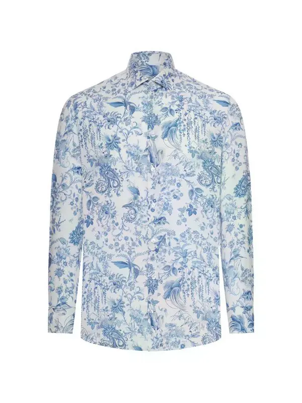 Etro Floral-print Shirt - White