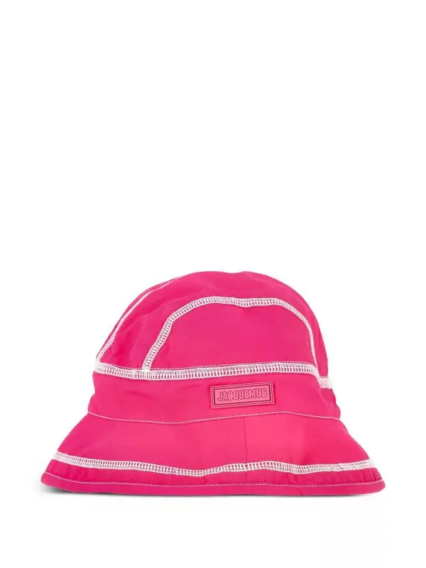 Jacquemus Le Bob Frescu Overlock Bucket Hat - Pink