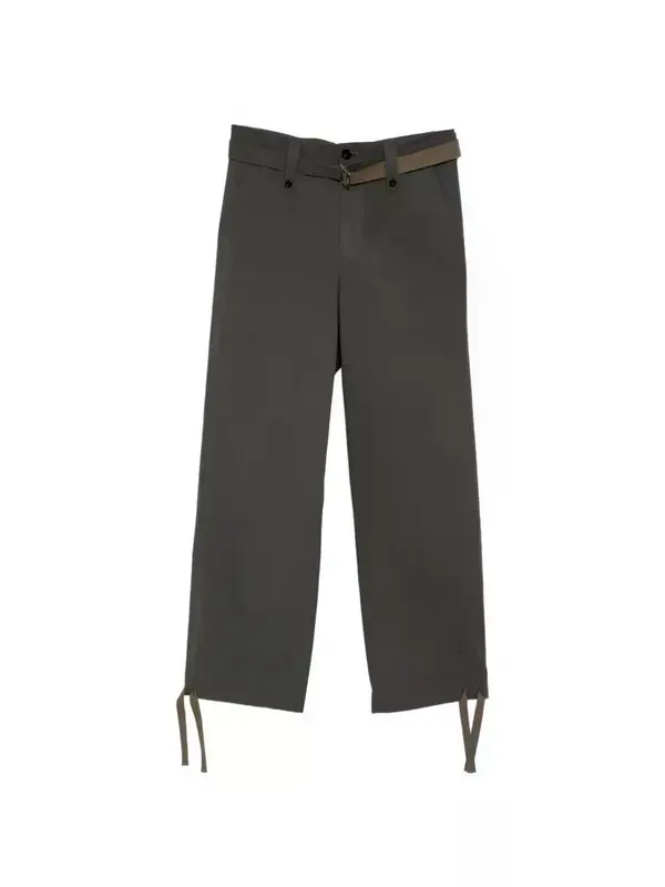 Sacai Belted Trousers - Green