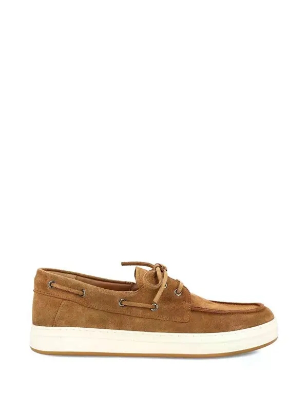 Hogan Lace-up Suede Sneakers - Brown