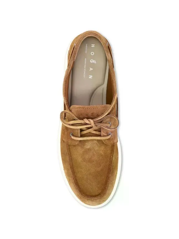 Hogan Lace-up Suede Sneakers