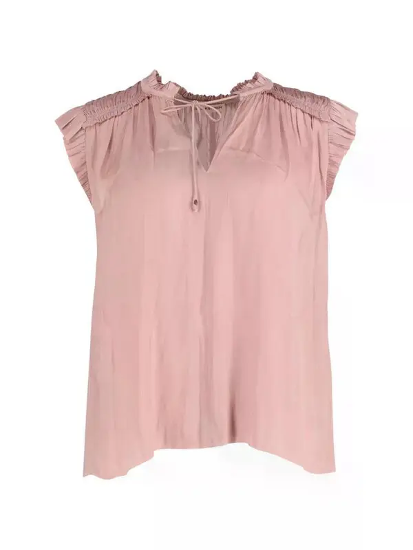 Ulla Johnson Plisse-detail Blouse