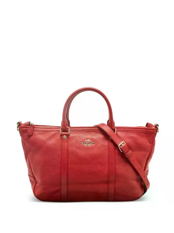 COACH® Leather Tote Bag