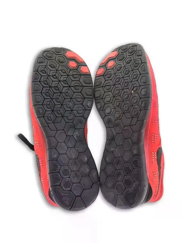 Nike Free 5.0 Lace-up Running Sneakers - Red
