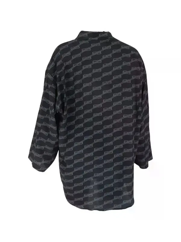 Balenciaga Logo-print Long-sleeve Shirt