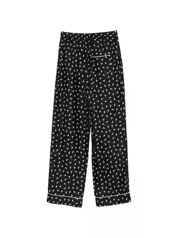 Moschino Printed Straight Trousers