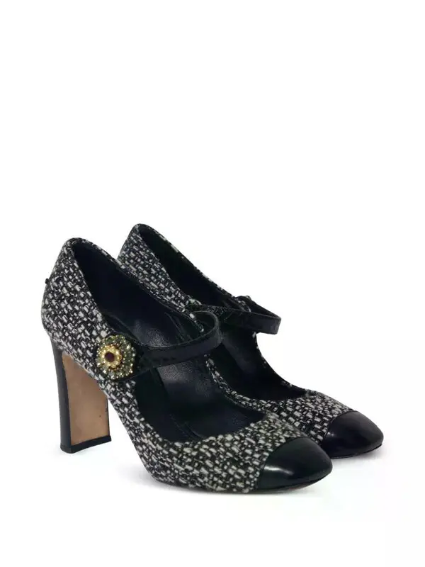 Dolce & Gabbana Tweed Mary Jane Pumps