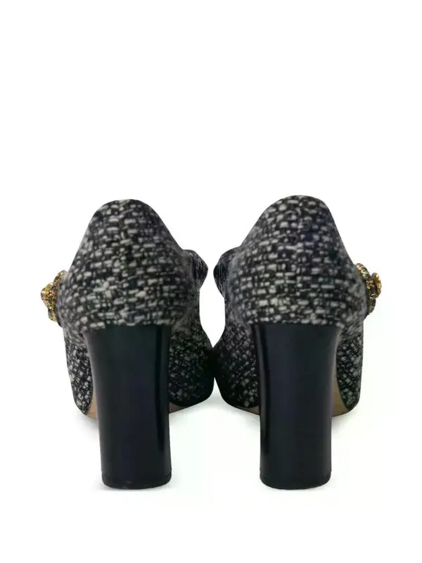 Dolce & Gabbana Tweed Mary Jane Pumps