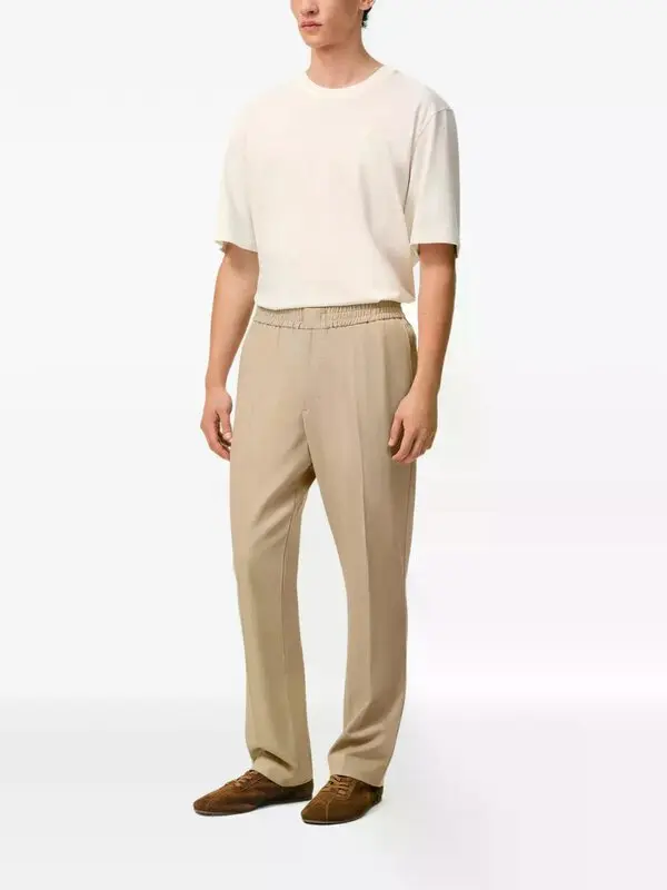 AMI Paris Wool Elasticated Waist Trousers