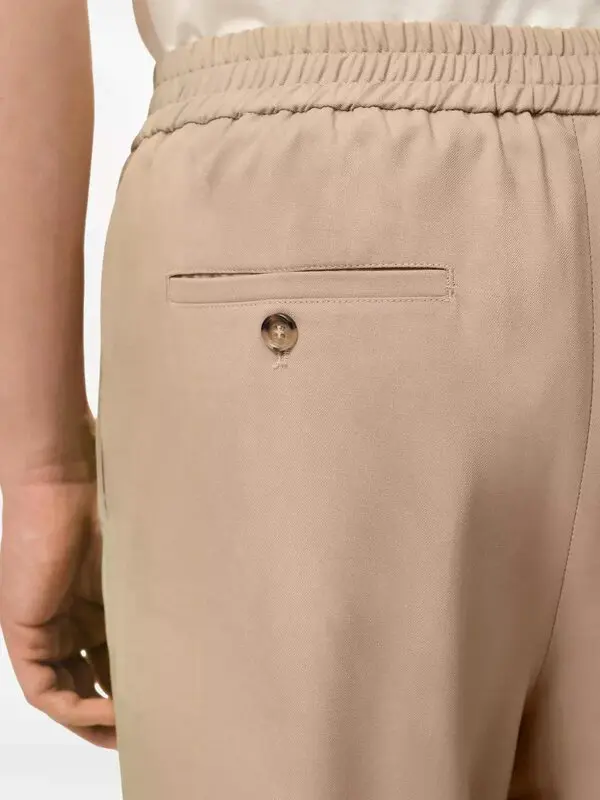 AMI Paris Wool Elasticated Waist Trousers