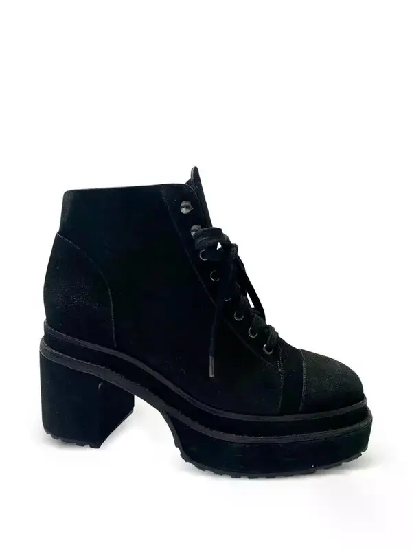 Cult Gaia Lace-up Platform Ankle Boots
