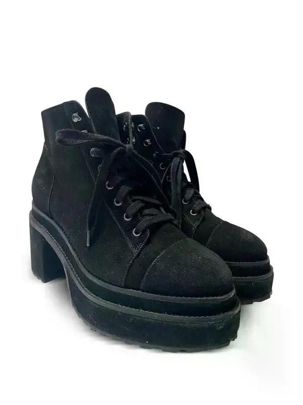 Cult Gaia Lace-up Platform Ankle Boots